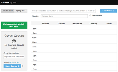ADI Courses - WikiCU, the Columbia University wiki encyclopedia