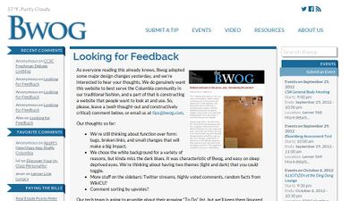 Bwog - WikiCU, the Columbia University wiki encyclopedia